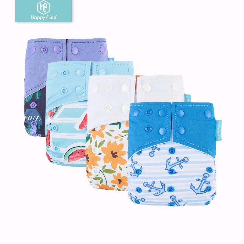 Happy Flute Eco-Friendly Cloth Diaper Washable Reusable Nappy With Sue ...