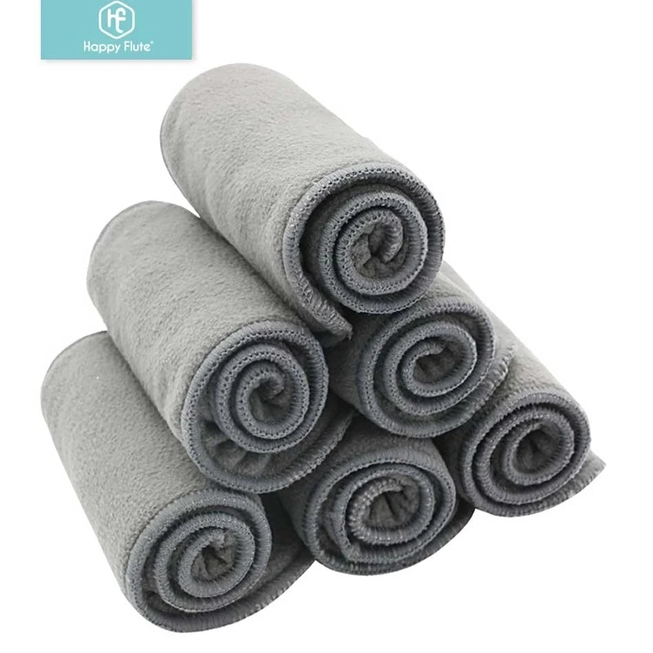 Happy Flute High Quality Baby Nappies Bamboo Charcoal Liner nappy diap ...